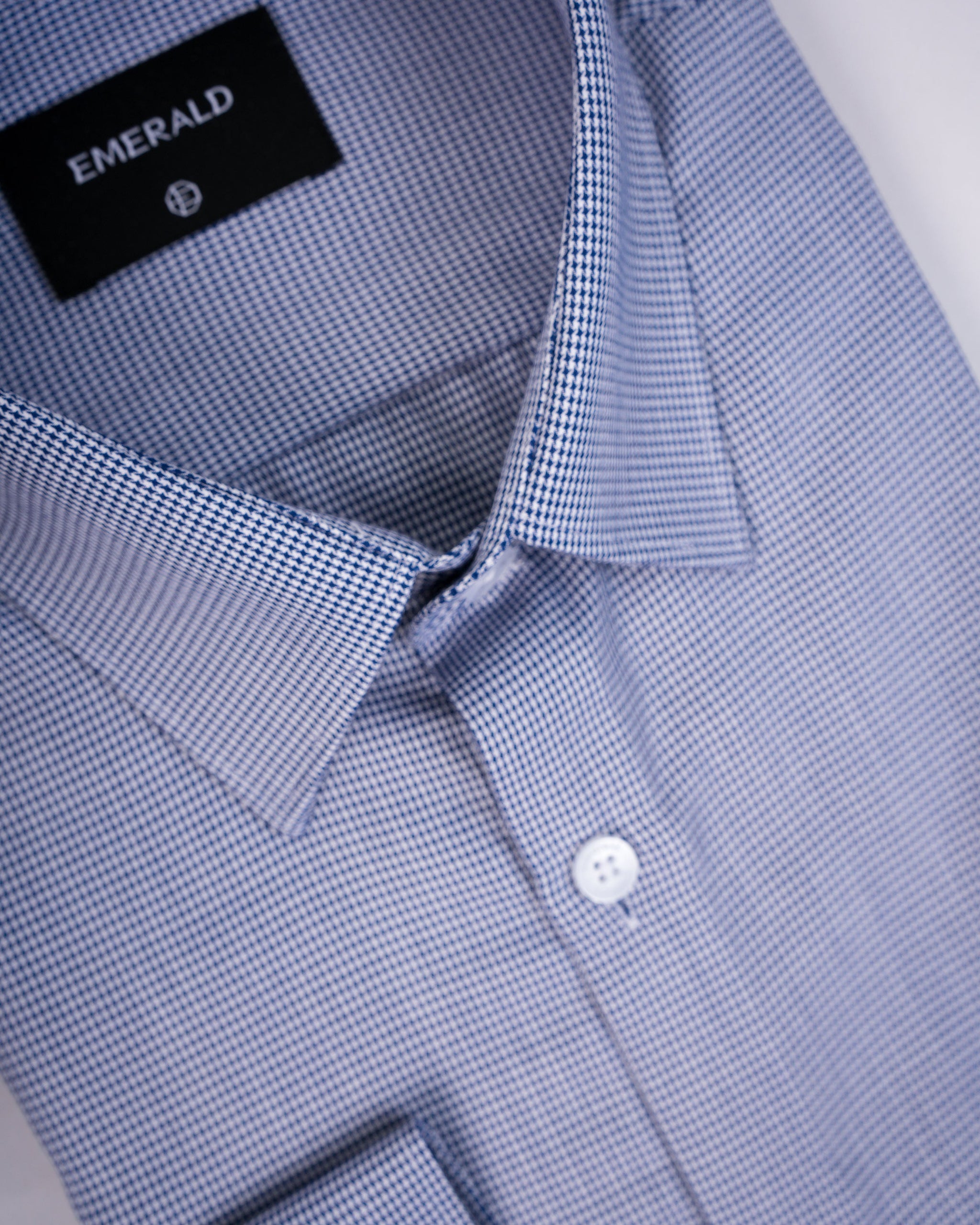 Emerald Formal Micro Checks Slim Fit-Astral Aura