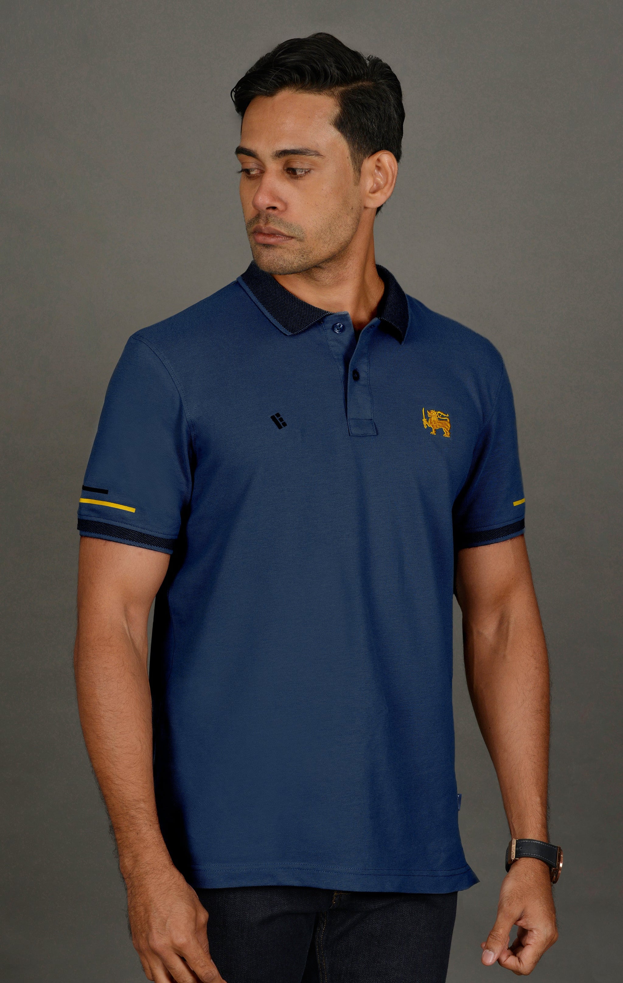 Lion's Pride Polo - Blue Depths